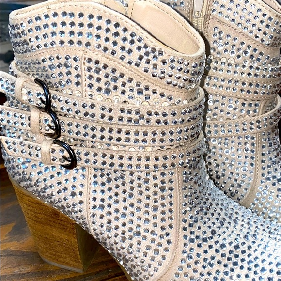 Very G | Shoes | Mega Bling 2 Heel Bootie | Poshmark